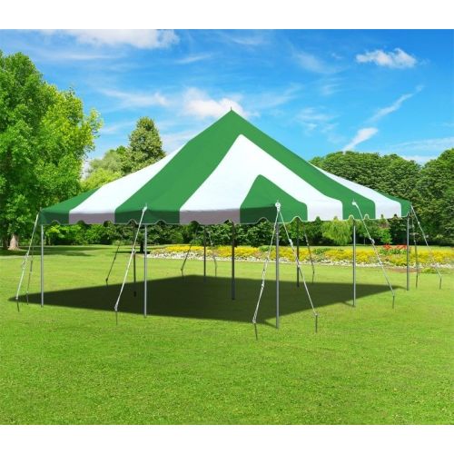 20' X 20' Commercial Aluminum Pole Tent - Green